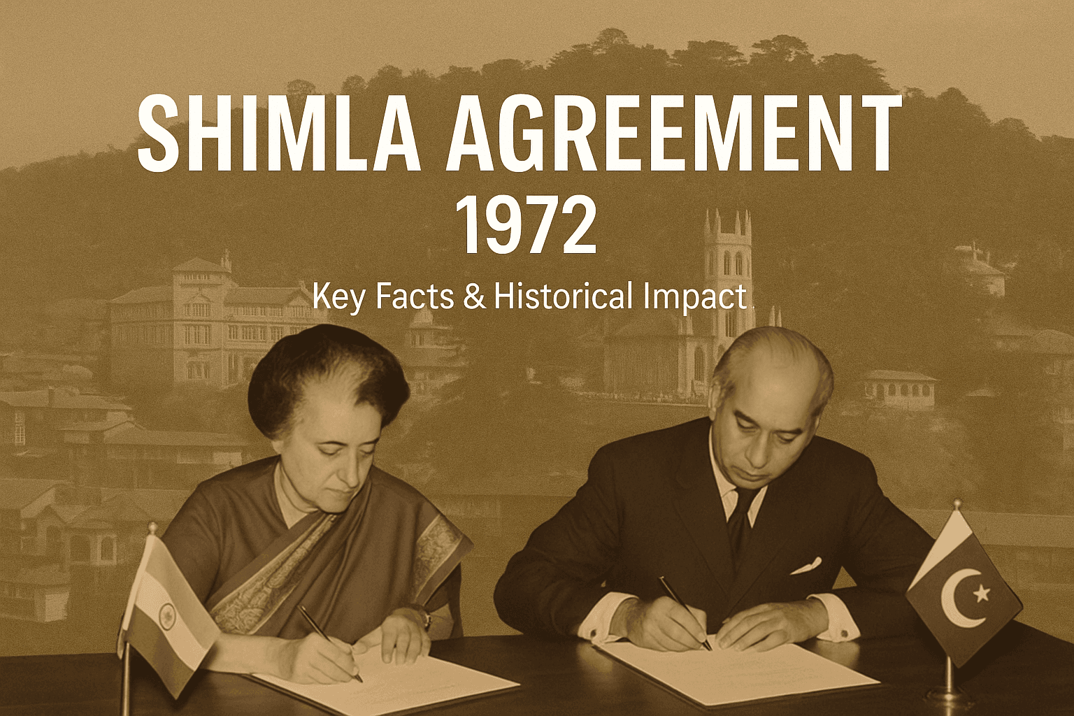 Shimla Agreement Explained – Key Facts & Historical Significance