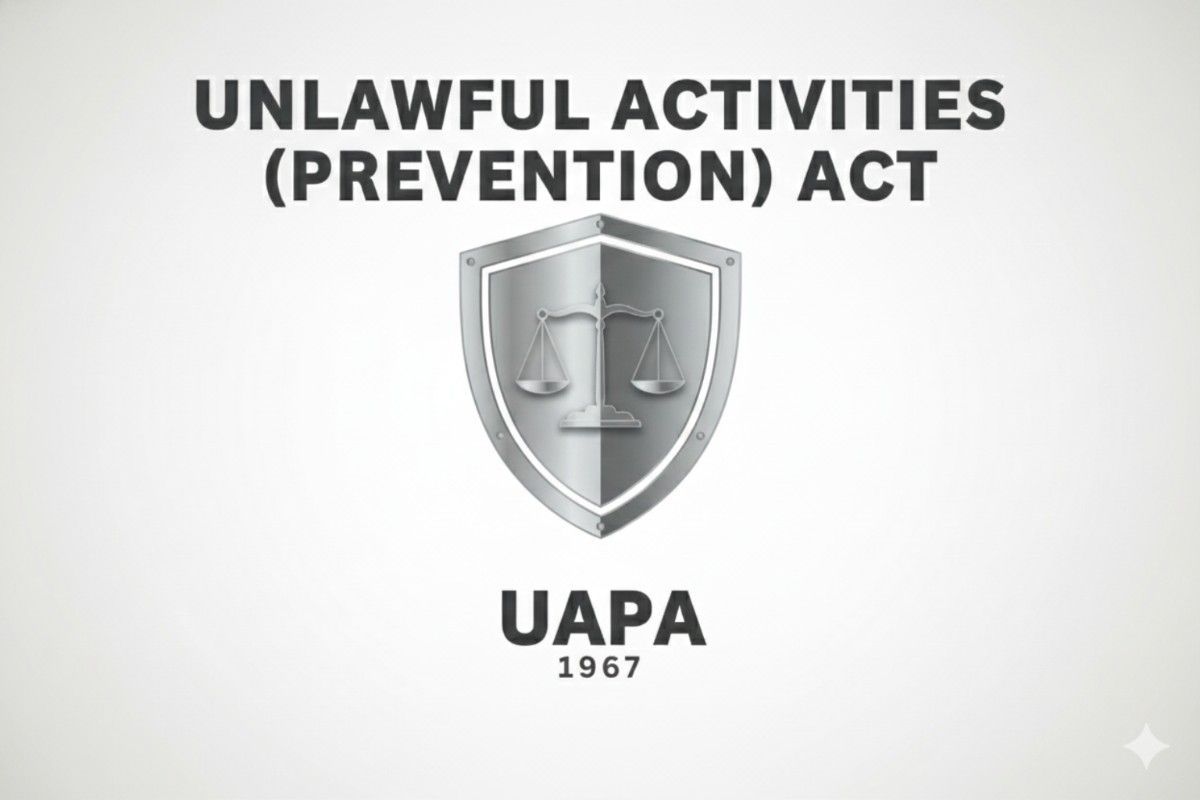 Unlawful Activities (Prevention) Act, 1967 (UAPA): History, Provisions ...