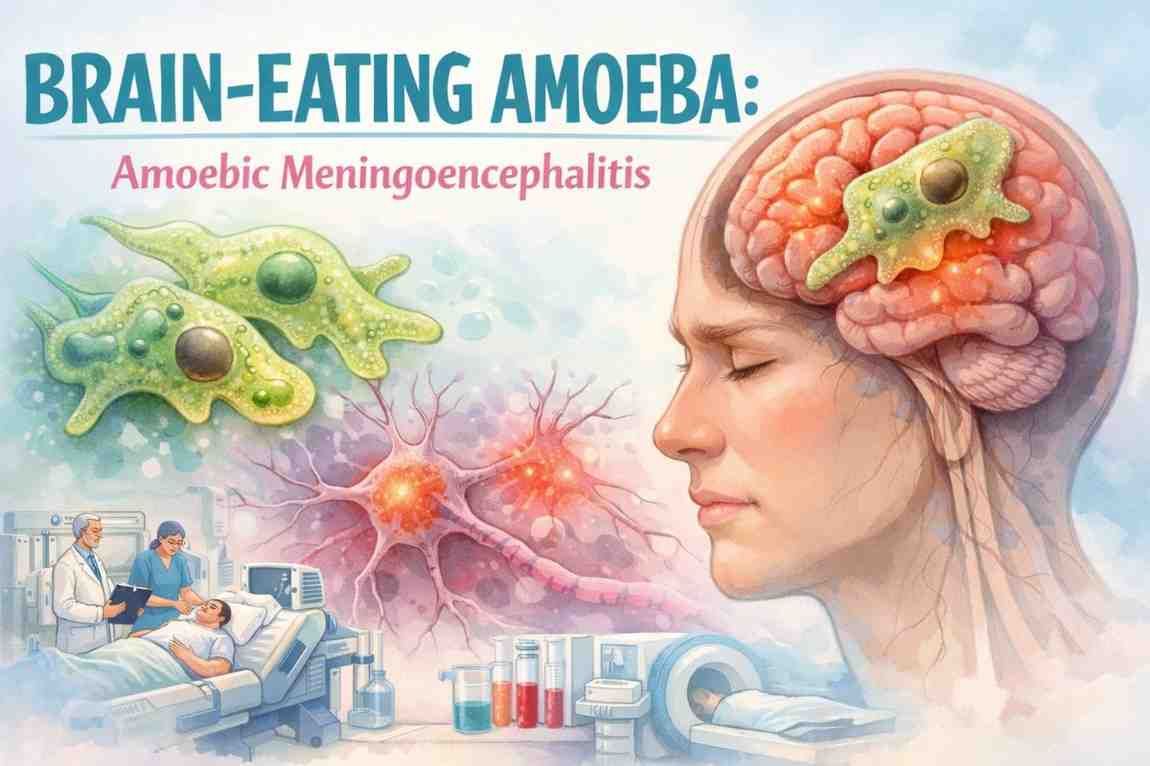 Amoebic Meningoencephalitis: Brain-Eating Amoeba [UPSC]