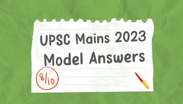 UPSC 2023 GS3 Model Answers